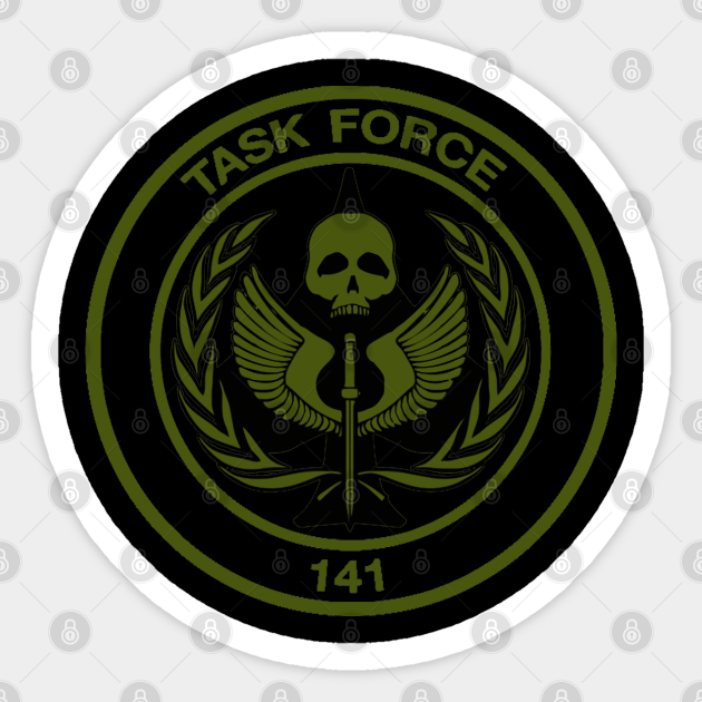 TASK FORCE 141 (COD MW) - GHOST 07 - Call Of Duty - Sticker | TeePublic