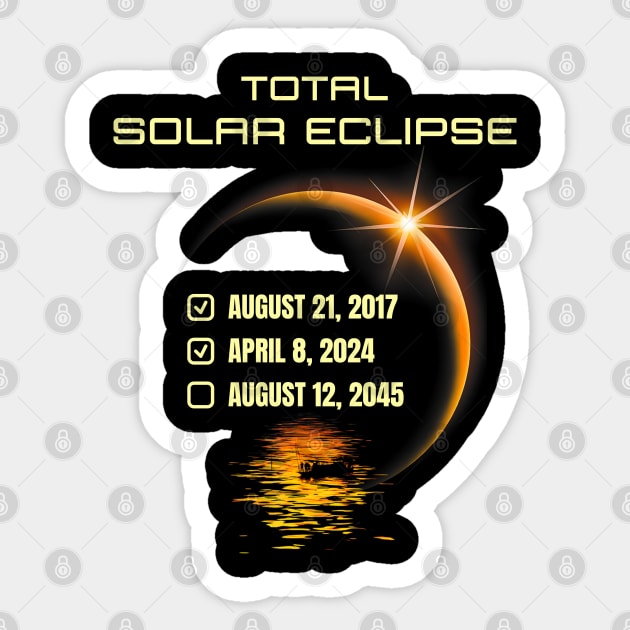 Total Solar Eclipse - Solar Eclipse - Sticker | TeePublic