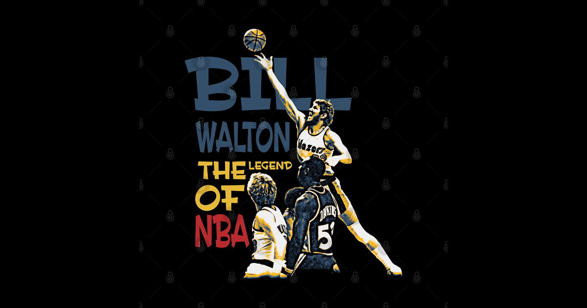 Bill Walton As a Legend - Bill Walton - Sticker | TeePublic
