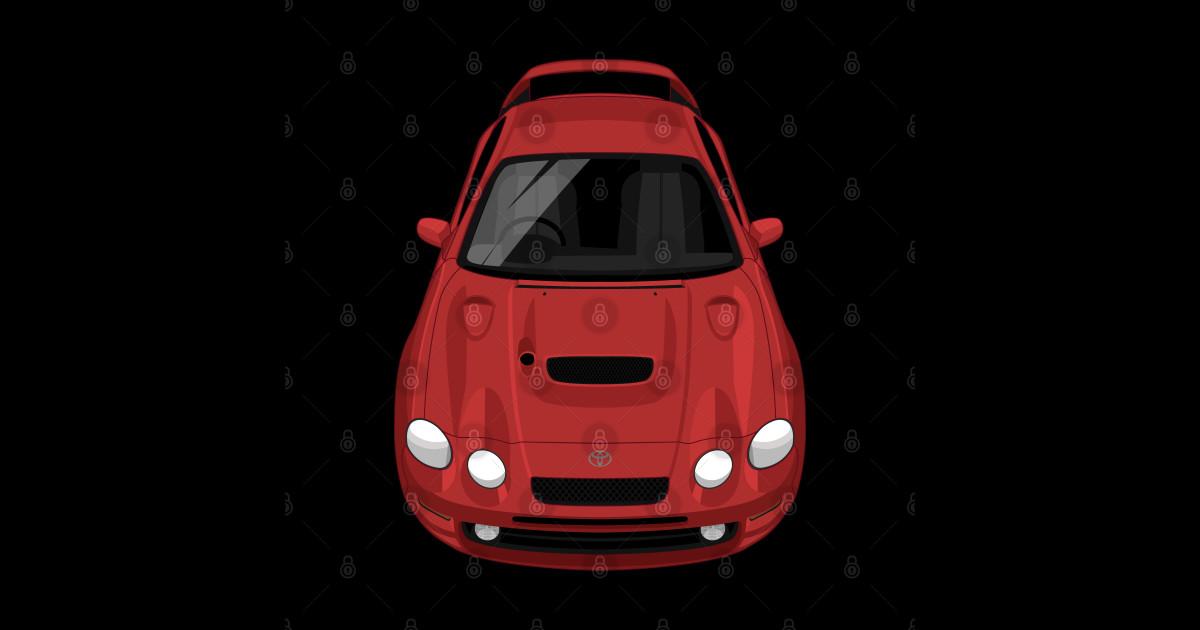 Celica GT Four ST205 - Red - Red Celica Gt Four St205 - Posters and Art ...