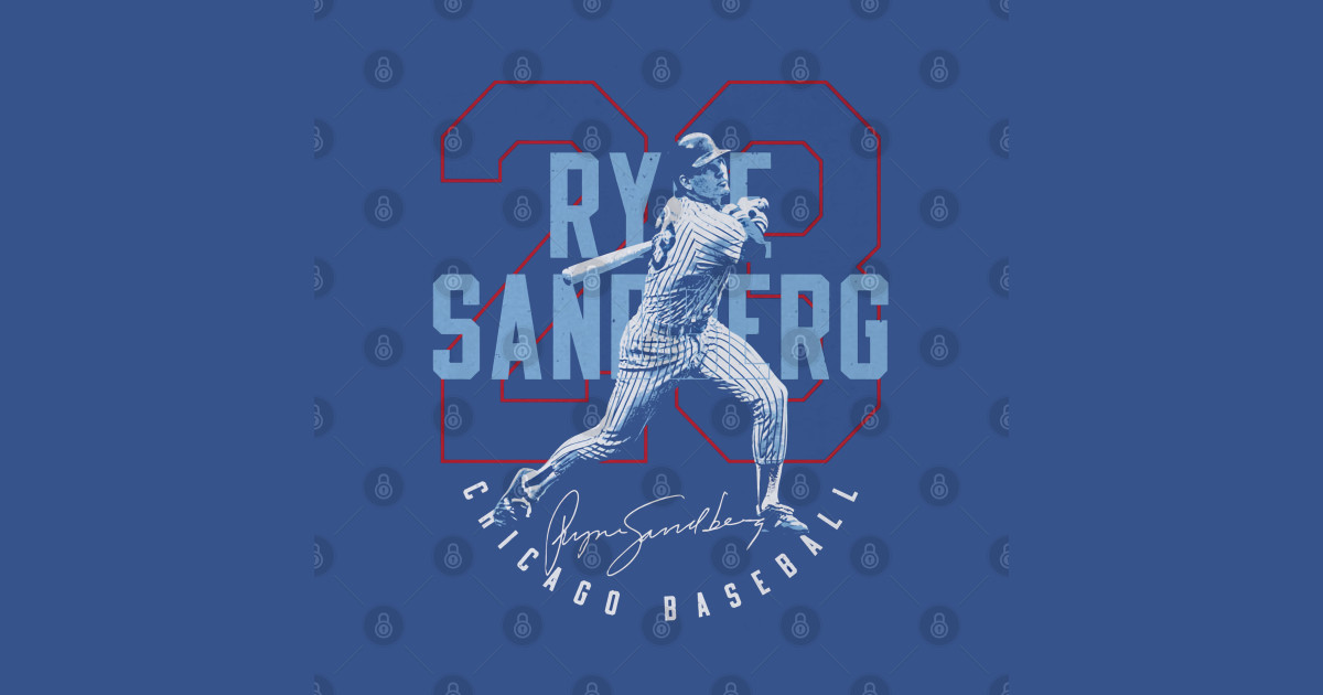 Ryne Sandberg Chicago C Outline - Ryne Sandberg - T-Shirt | TeePublic