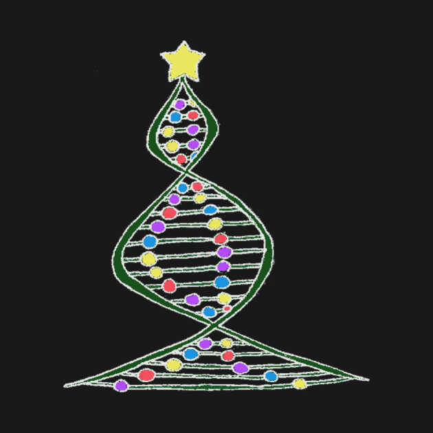 DNA of a Christmas Tree - Christmas - Crewneck Sweatshirt | TeePublic