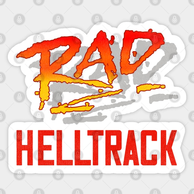 The Rad Helltrack - 80s BMX Bike Movie Cru Jones - Rad - Sticker ...