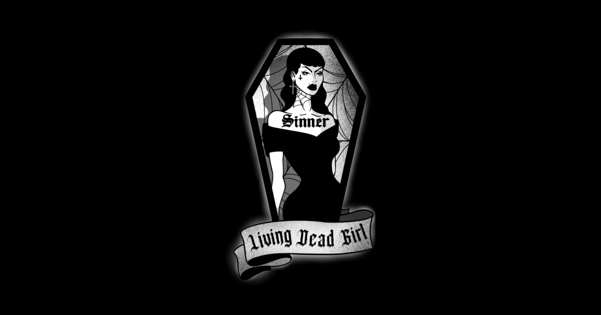 Sinner Girl Gothic - Gothic - Sticker | TeePublic