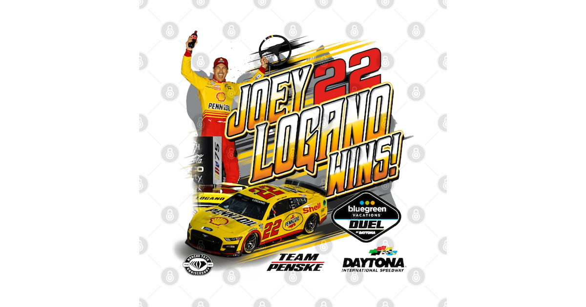 Joey Logano Race Winner - Joey Logano - T-Shirt | TeePublic
