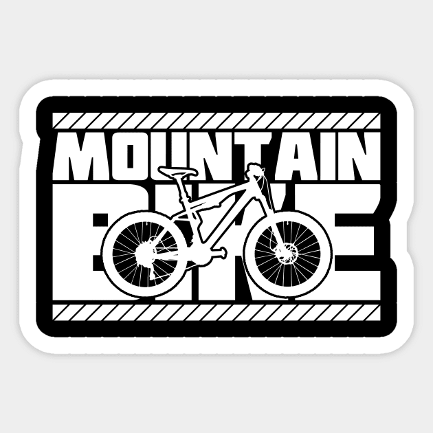 Mountain Bike - Mountain Bike - Sticker | TeePublic