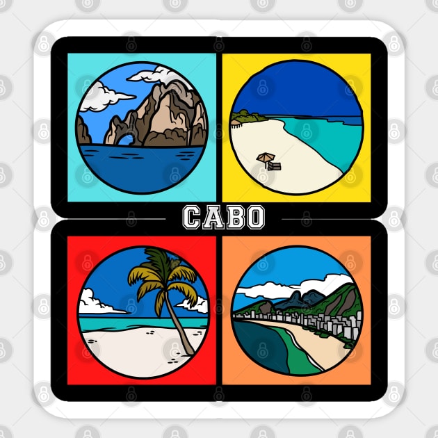 Los Cabos Design - Los Cabos - Sticker | TeePublic