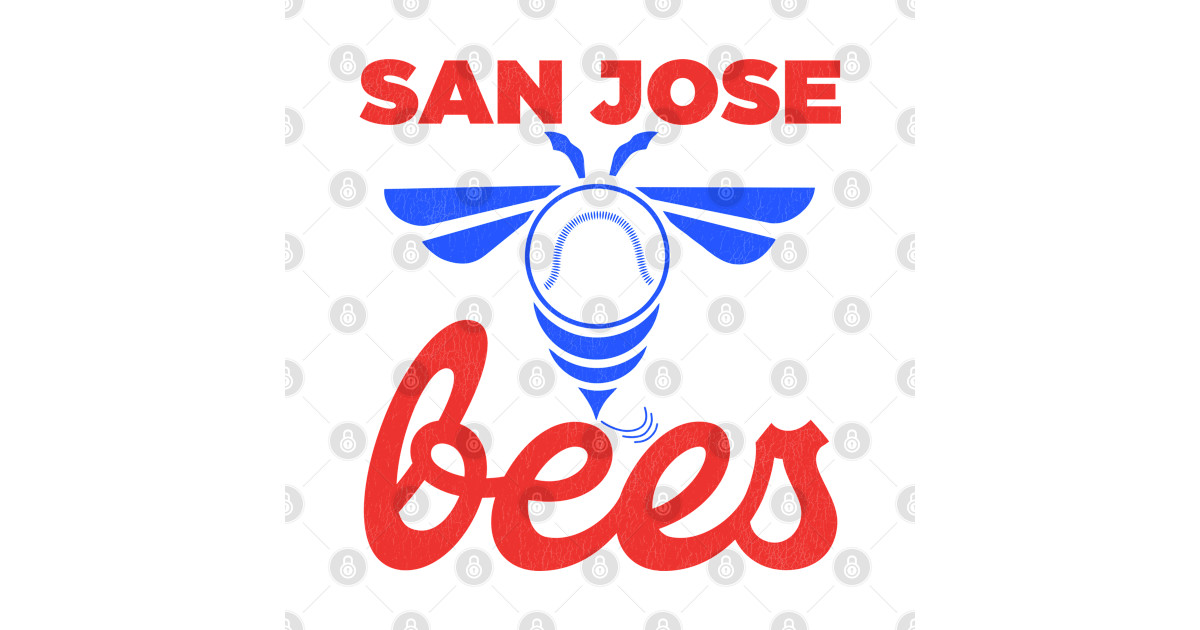 Defunct San Jose Bees Baseball Team - Baseball - T-Shirt | TeePublic