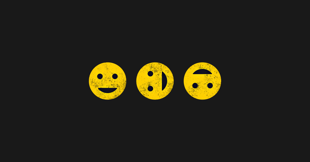 Smiley face rolling - Smiley Face - T-Shirt | TeePublic