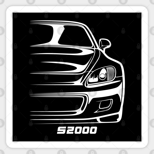 S2000 AP1 Silhouette - Honda S2000 - Sticker | TeePublic
