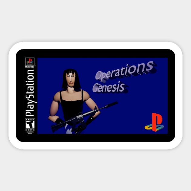 PS1 fan art - Retro Vintage Aesthetic - Sticker | TeePublic