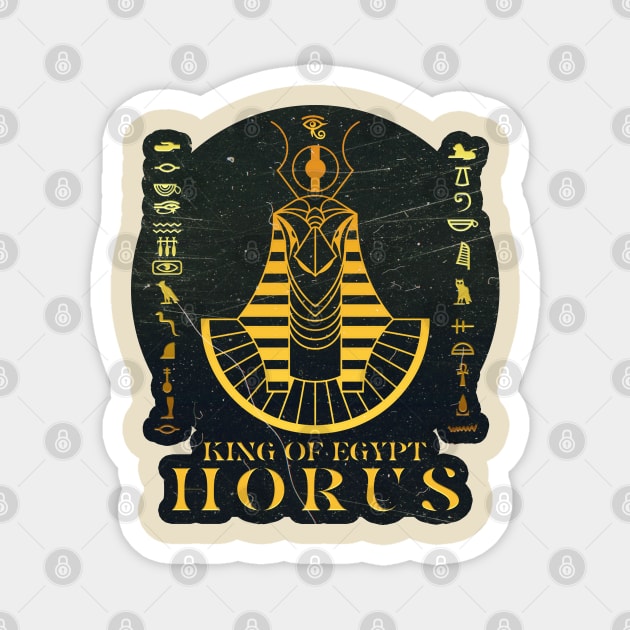 Horus: The Divine King of Ancient Egypt - Ancient Egypt - Magnet ...