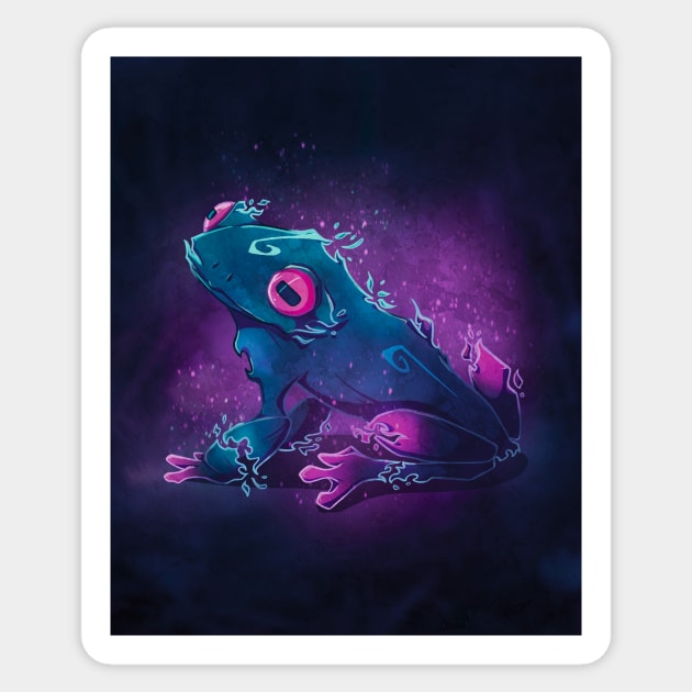 toxic frog - Toxic - Sticker | TeePublic