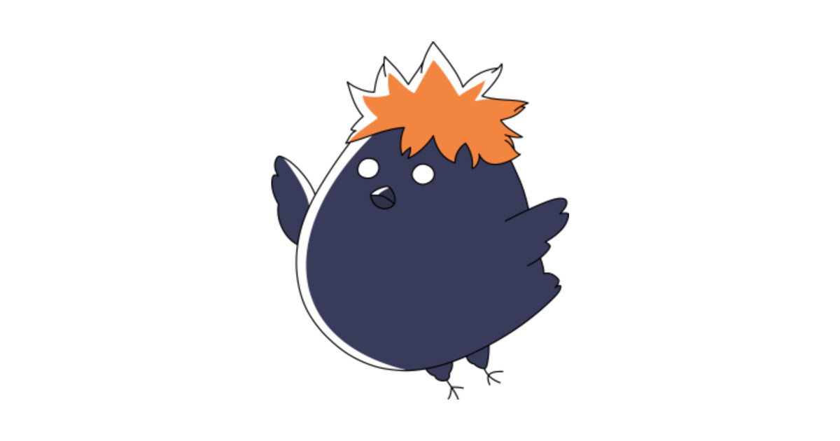 chibi crow hinata - Haikyuu - Magnet | TeePublic