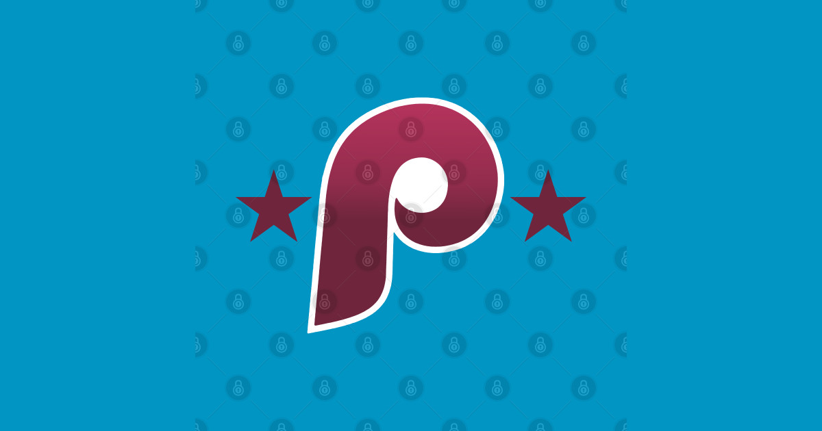 Red October Phillies Retro Powder Blue Baseball - Philadelphia Phillies ...