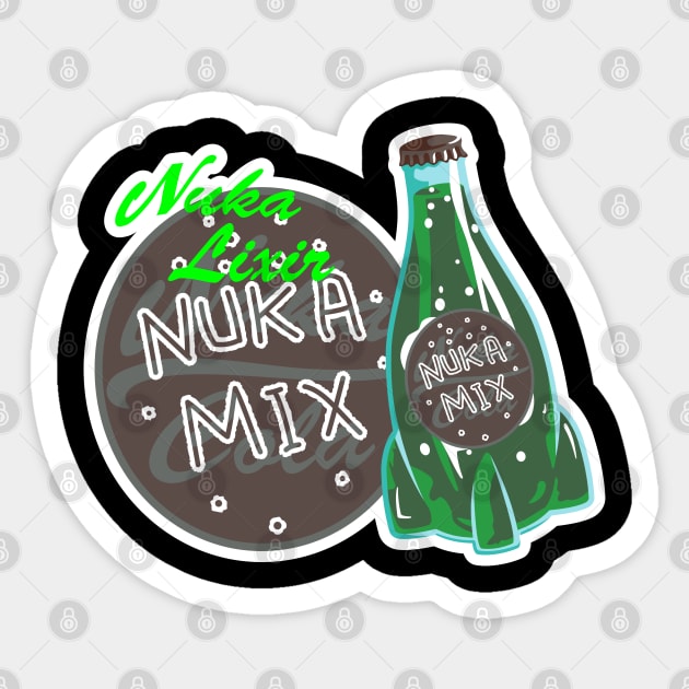 Nuka-Lixir Mix - Nuka Lixir Mix - Sticker | TeePublic