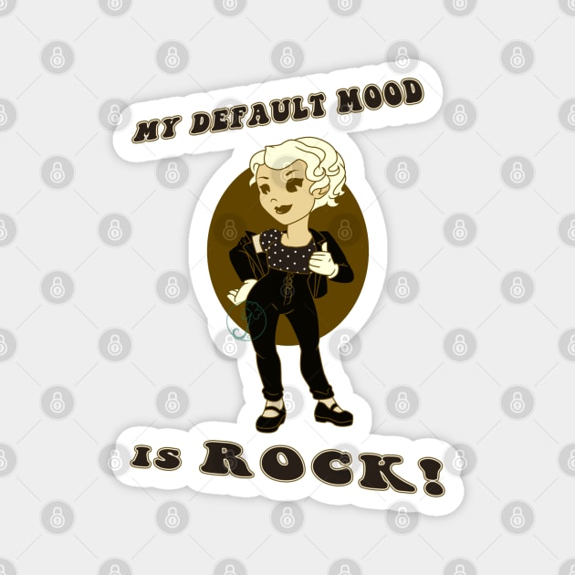 Old Cartoons Style Pin Up rock mood - Pin Up - Magnet | TeePublic