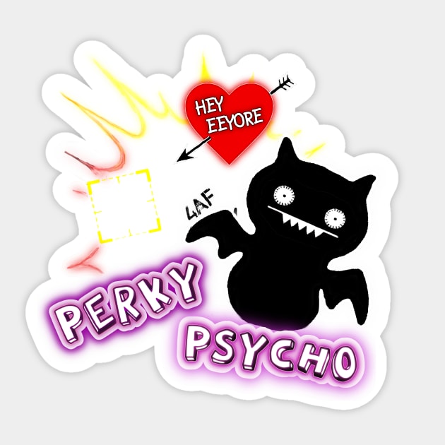 Perky Psycho-- Root and Shaw - Person Of Interest - Sticker | TeePublic