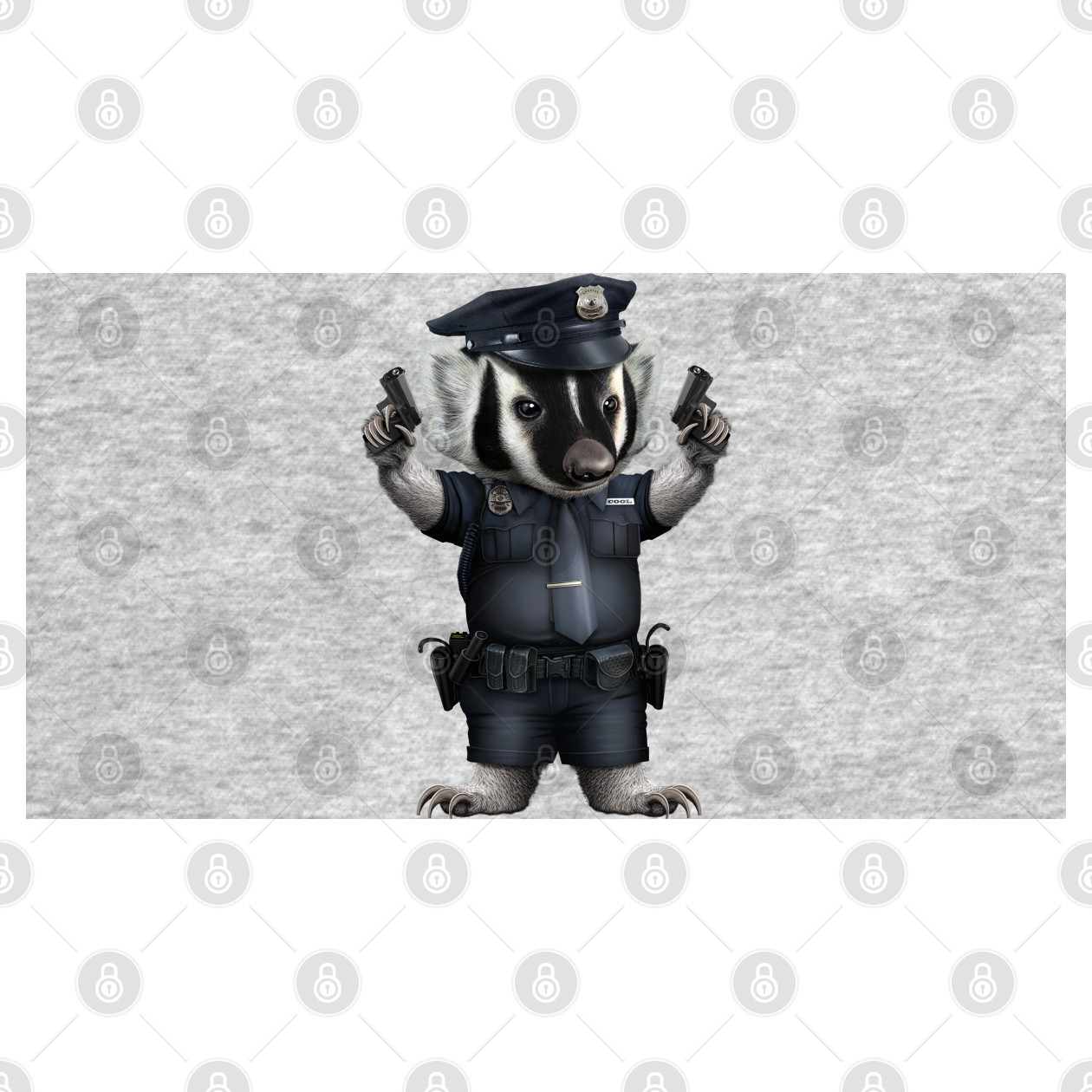 BADGER POLICE - Badger - T-Shirt | TeePublic