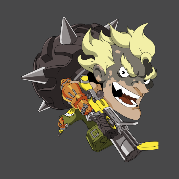Junkrat cute spray - Overwatch - T-Shirt | TeePublic