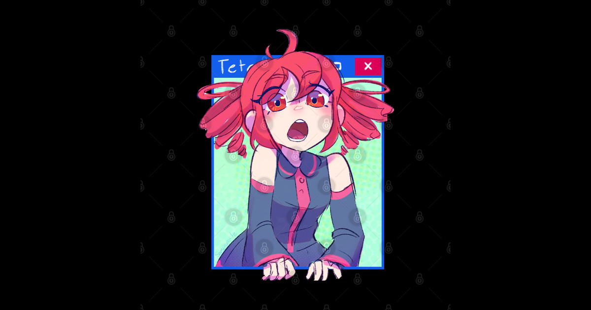 Teto window - Vocaloid - Sticker | TeePublic