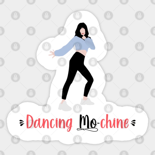 Twice Momo Dancing Machine - Twice Momo - Sticker | TeePublic