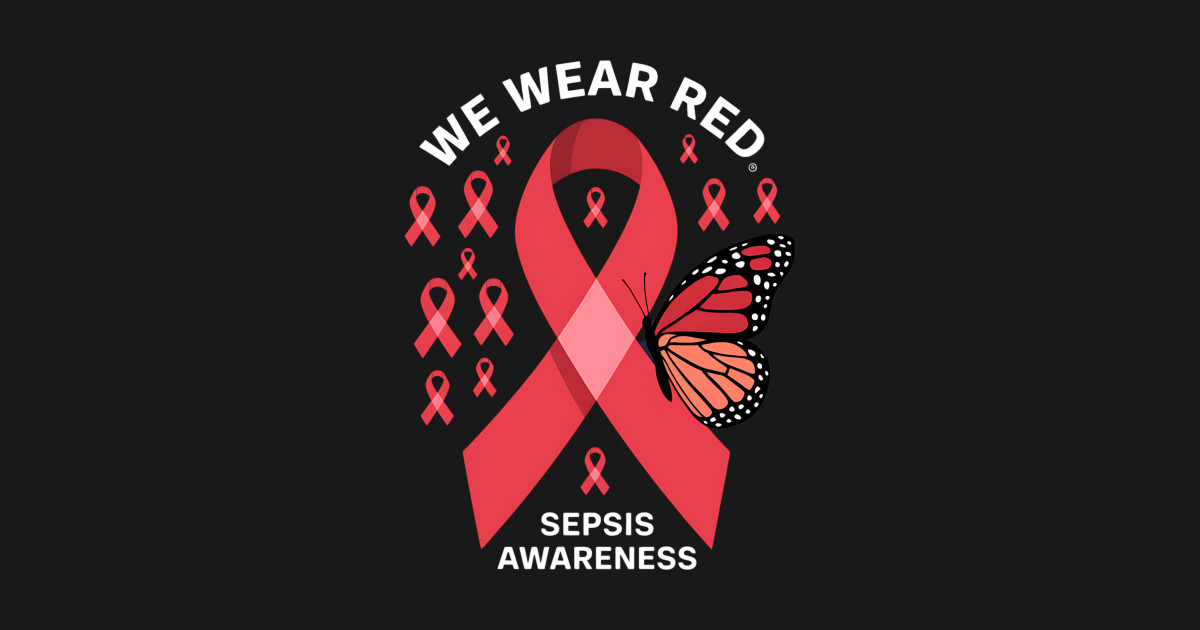 We Wear Red Sepsis Awareness Ribbon - We Wear Red Sepsis Awareness ...