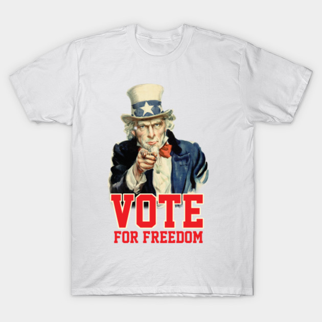 Vote For Freedom - Vector - T-Shirt | TeePublic