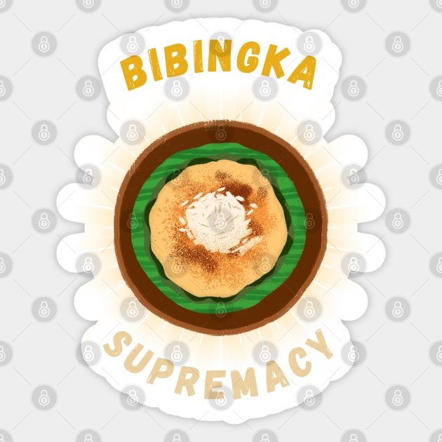 Bibingka supremacy filipino food - Filipino - Sticker | TeePublic