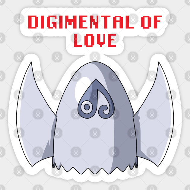 Digimental of Love - Digimon - Sticker | TeePublic