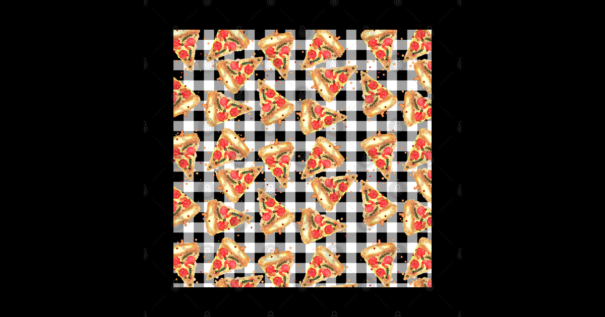 Checkerboard Pizza - Pizza Lover - Sticker | TeePublic