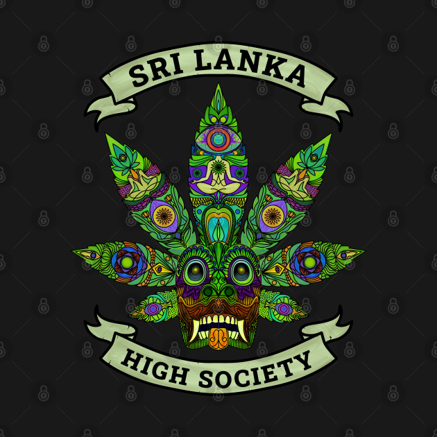 Sri Lanka Ganja Yaka Mask (Devil Mask) High Society 2 - T-Shirt sold by ...
