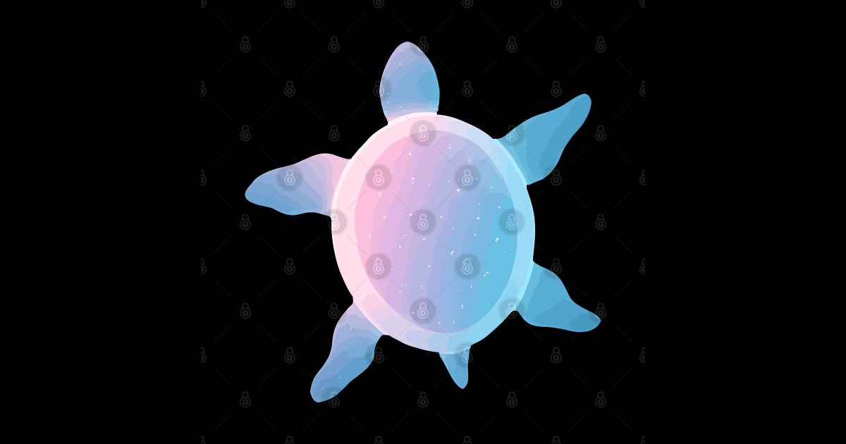 Pride Flag Space Turtle Transgender Flag - Lgbt Pride Month - Posters ...