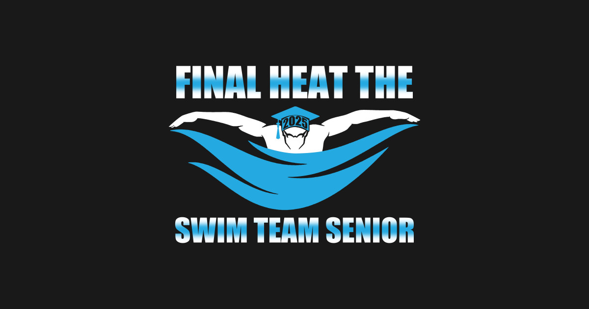 Swim Senior 2025 Graduation Cap - Graduate - T-Shirt | TeePublic