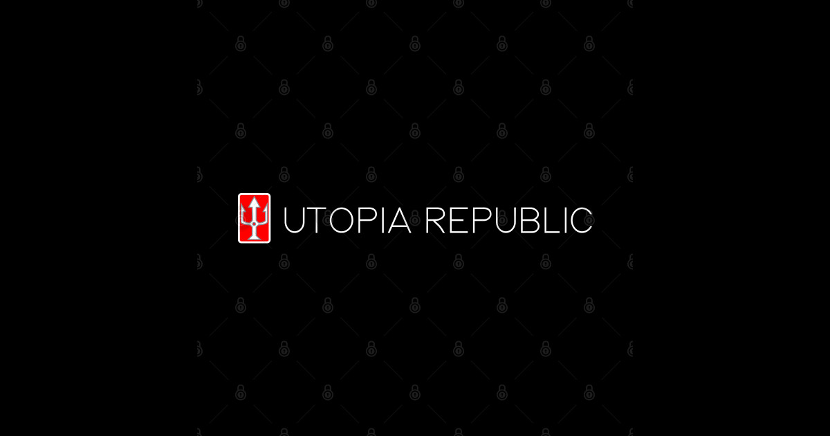 Utopia Republic Emblem. - Utopia - Sticker | TeePublic