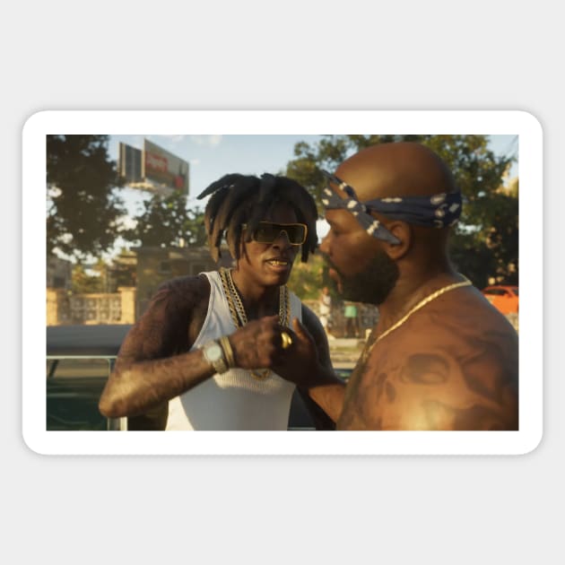 GTA 6 Grand Theft Auto 6 official trailer - Grand Theft Auto - Sticker ...