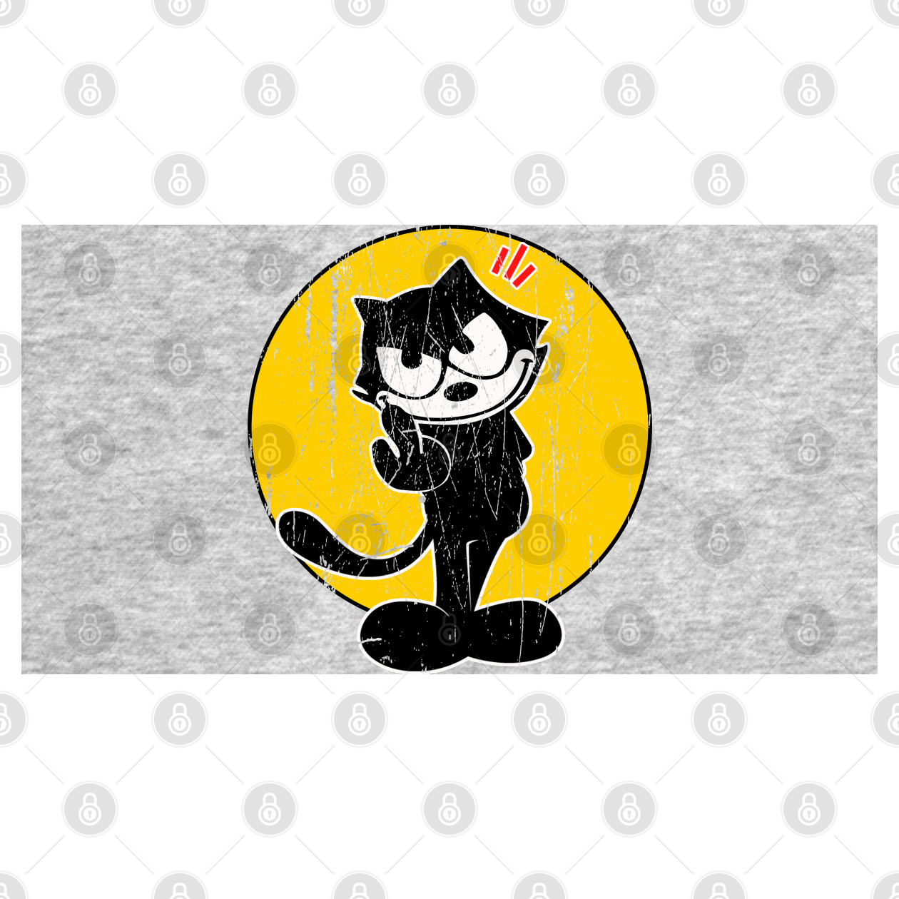 Middle Finger Felix The Cat - Cult Classic - T-Shirt | TeePublic