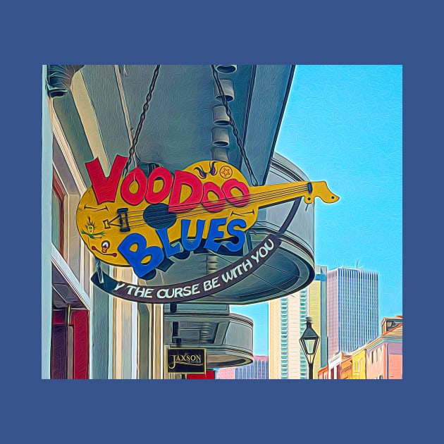 VooDoo Blues New Orleans - Debra Martz - T-Shirt | TeePublic