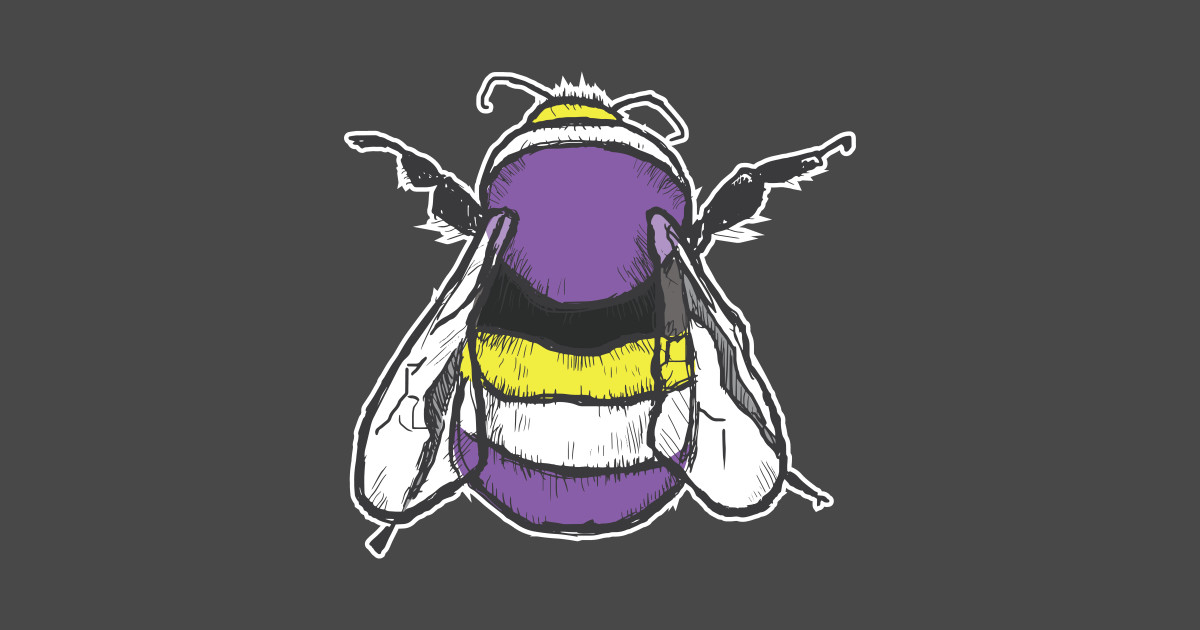 Nonbinary Bee - Nonbinary Bee - T-Shirt | TeePublic