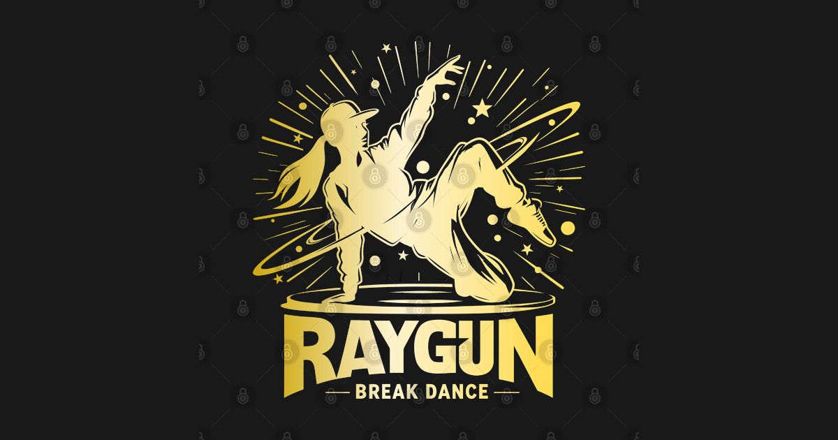 Raygun Break Dancer, gold , Team Australia , paris 2024 T-Shirt - Break ...
