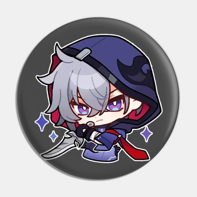 Honkai Star Rail Chibi Moze 3 - Honkai Star Rail - Pin | TeePublic