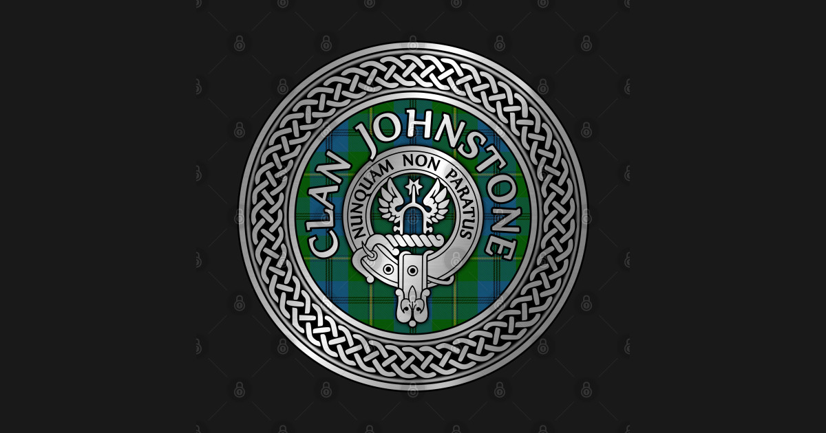 Clan Johnstone Crest & Tartan - Johnstone - T-Shirt | TeePublic