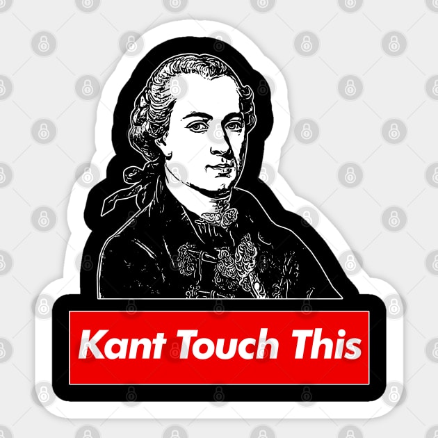 Immanuel Kant // Kant Touch This - Humorous Philosophy Design ...