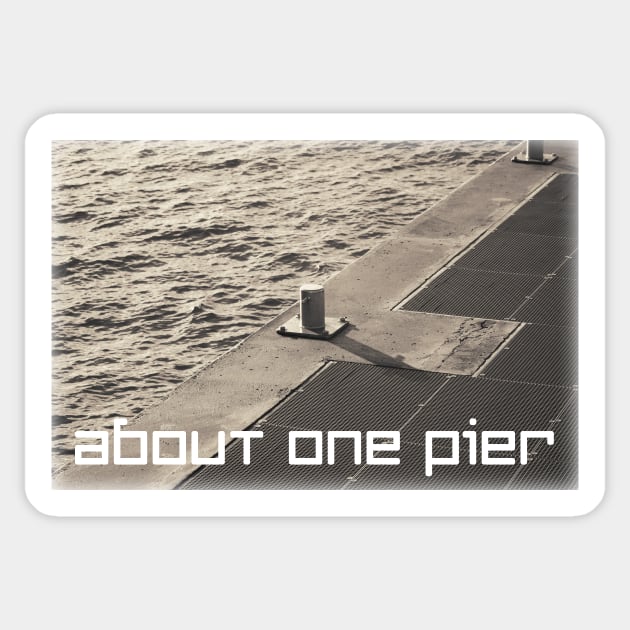 Sea Pier Geometry - Artphoto - Sticker | TeePublic
