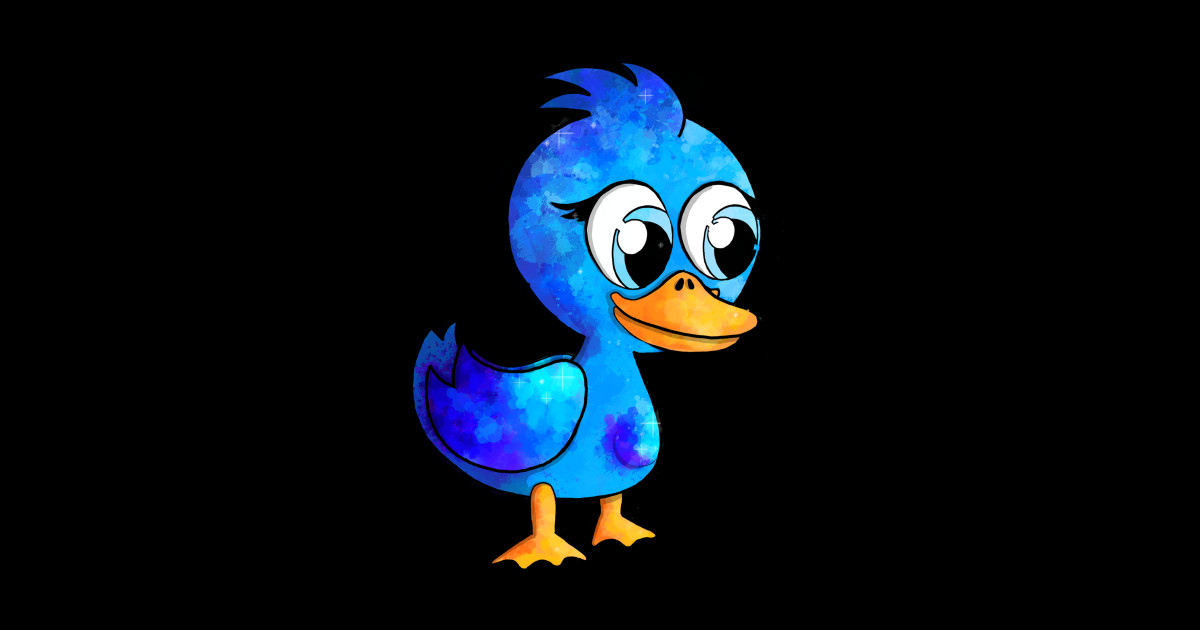 Bella, the Blue Duck - Kids Gift Ideas - Sticker | TeePublic