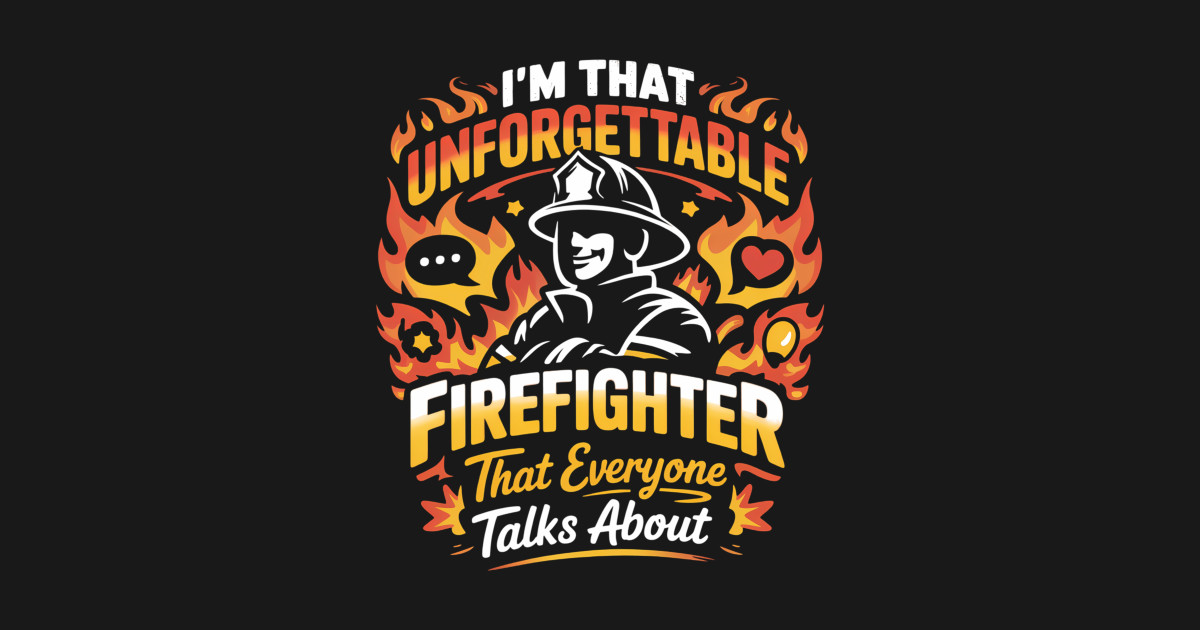 I'm That Unforgettable Firefighter That Everyone Talks About - Funny ...