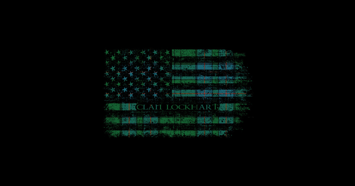 Clan Lockhart Scottish tartan US flag kilt Scotland - Scotland Clan ...