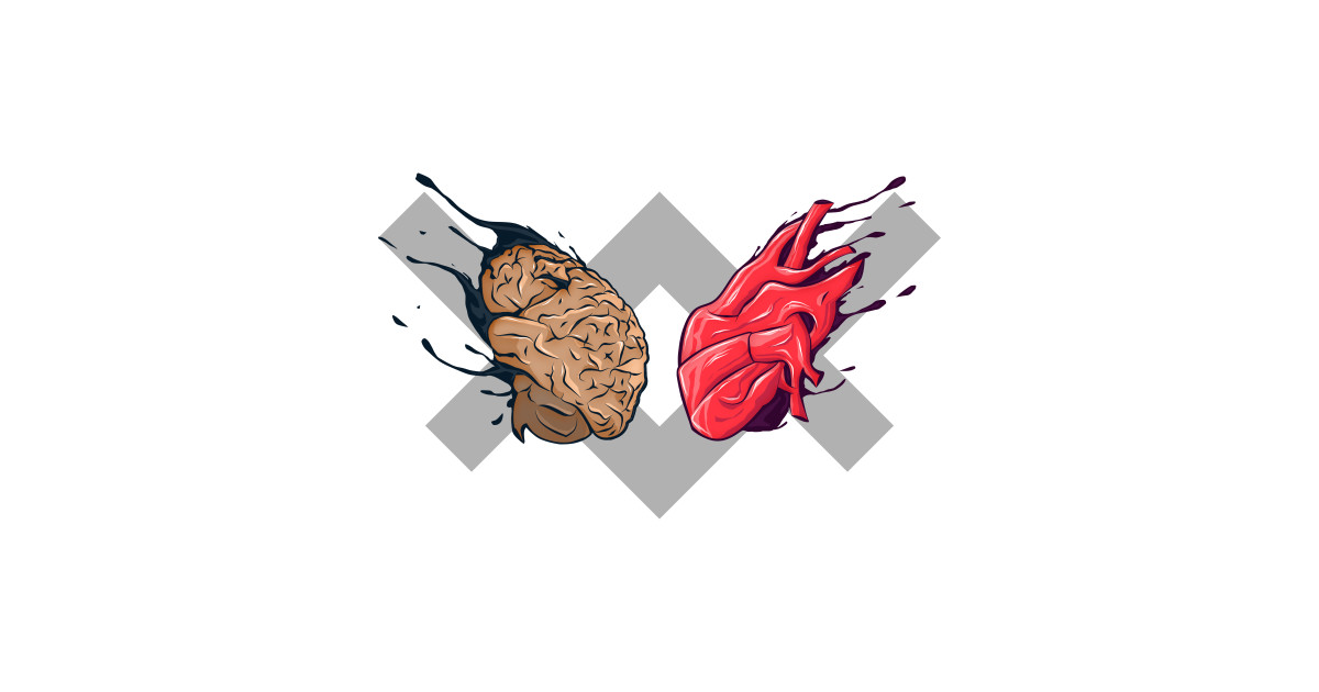 Mind VS Soul - Love - T-Shirt | TeePublic