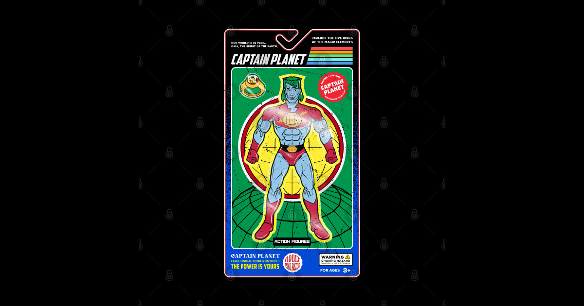 Captain planet action figures - Captain Planet - Sticker | TeePublic