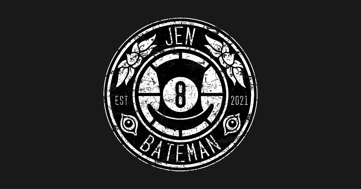 Jen Bateman Top Hat Seal Logo - Logo - T-Shirt | TeePublic